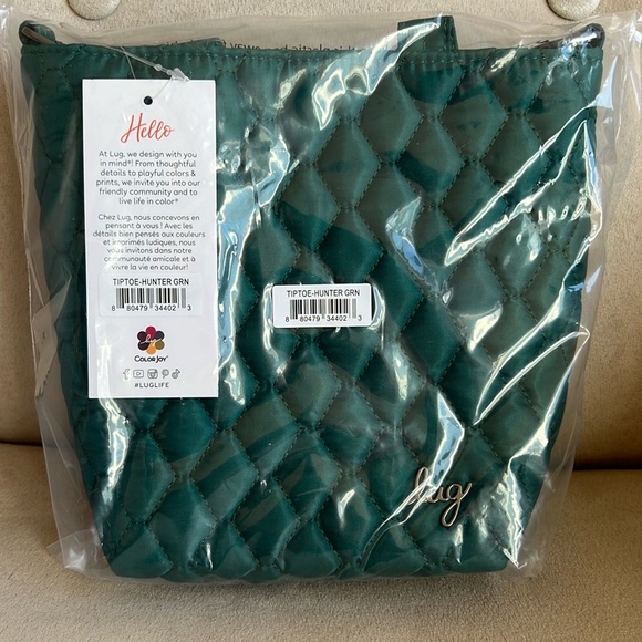 lug | Bags | Nwt Lug Tiptoe Crossbody Bag In Hunter Green | Poshmark